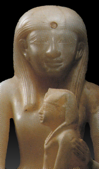 Pepi II and his mother | The Ancient Egypt Site